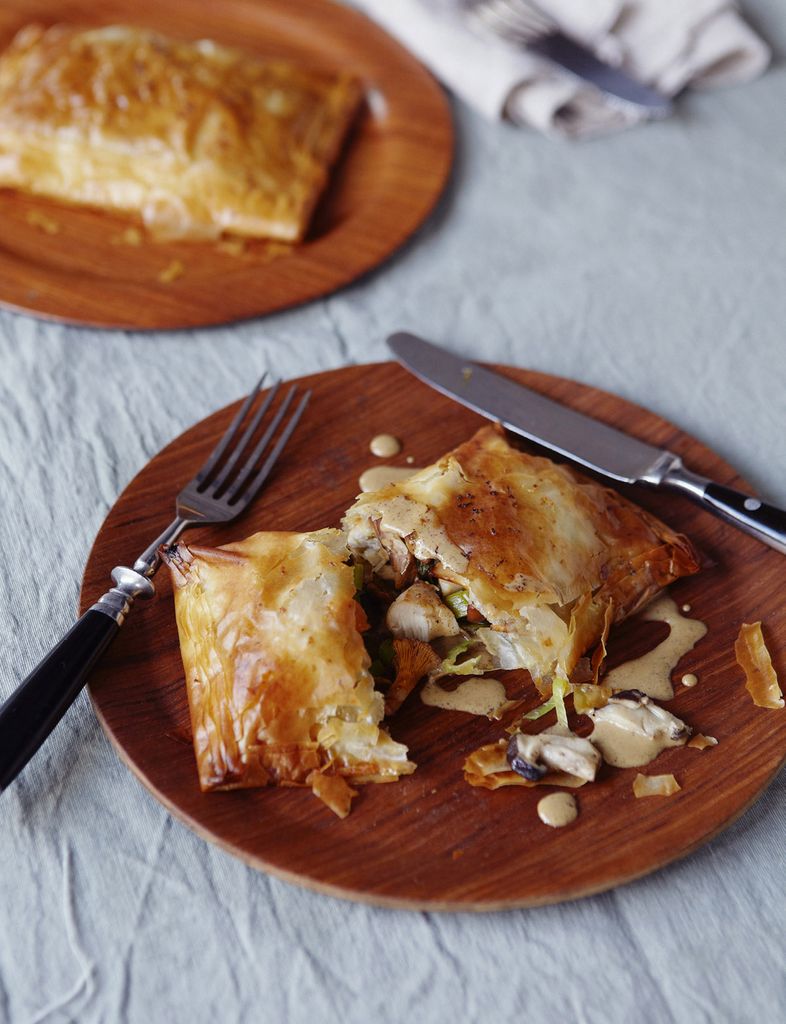 Chicken, Leek & Wild Mushroom Parcels from French Countryside Cooking ...