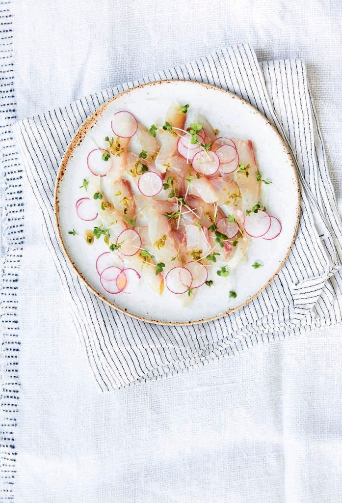 Sea Bream Carpaccio from Japanese Food Made Easy by Aya Nishimura