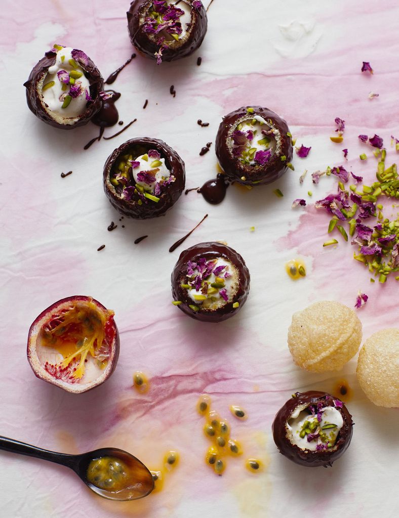 Chocolate Chat Bombs from Mowgli Street Food by Nisha Katona