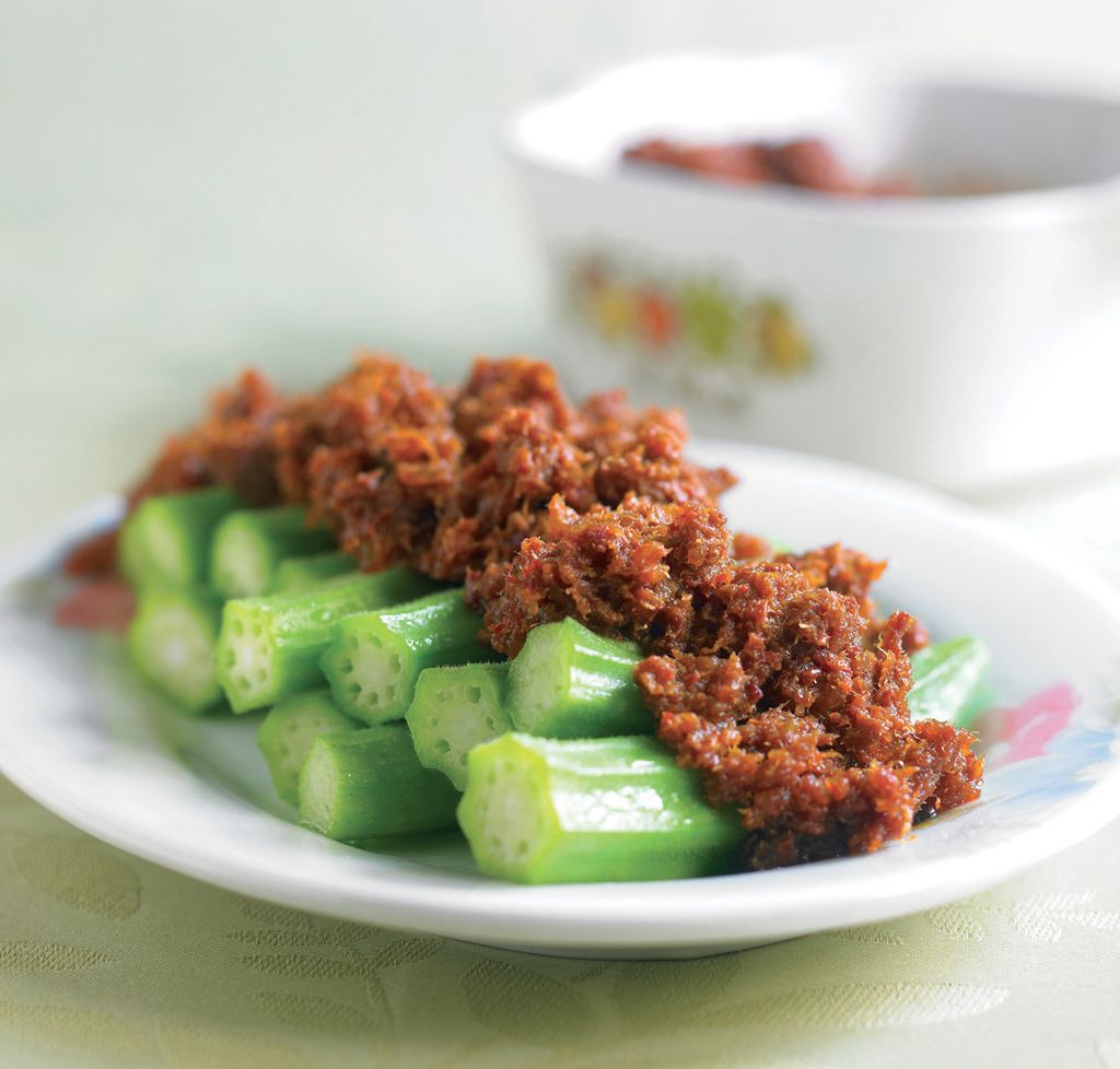 Sambal Bendi from Growing Up In A Nonya Kitchen by Sharon Wee